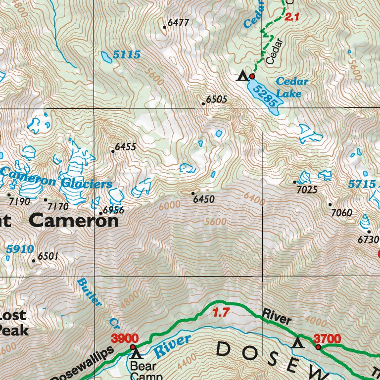 135: Mount Angeles, WA Map by Green Trails Maps, Inc. | Avenza Maps