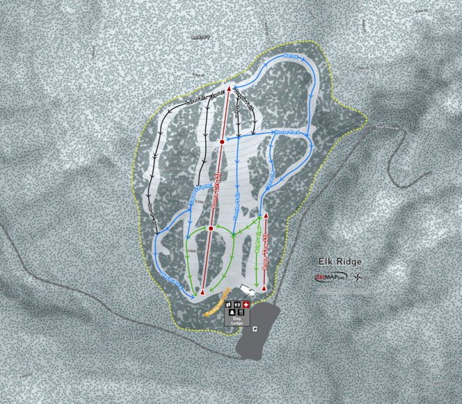 Elk Ridge Resort Map by Mapsynergy | Avenza Maps