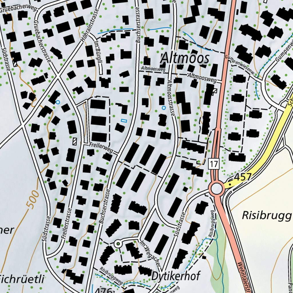 Regensdorf, 1:10,000 Map by SwissTopo | Avenza Maps