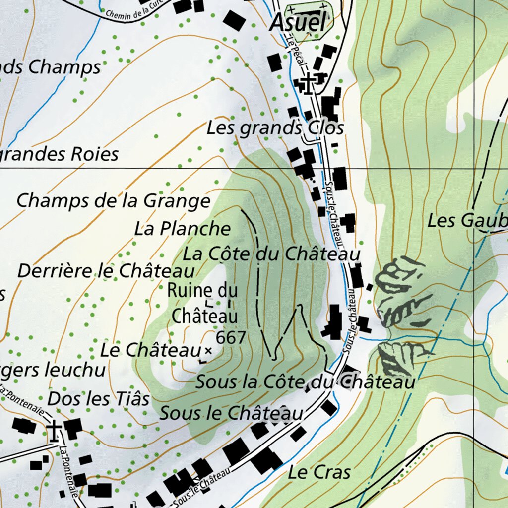 Cornol, 1:10,000 Map by SwissTopo | Avenza Maps