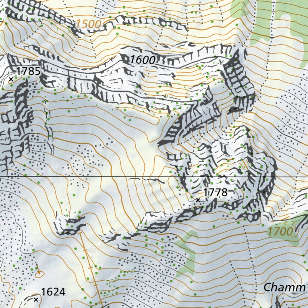 Amden, 1:10,000 Map by SwissTopo | Avenza Maps