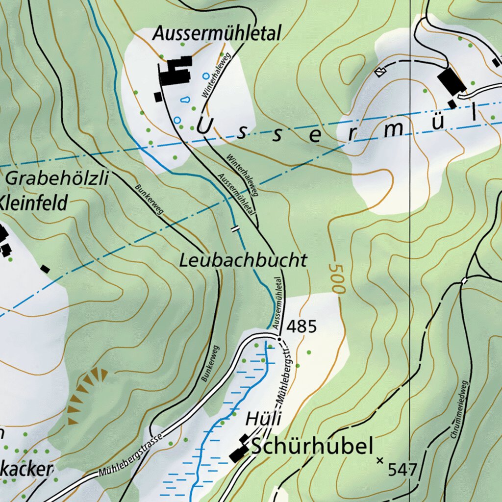 Wohlen bei Bern, 1:10,000 Map by SwissTopo | Avenza Maps