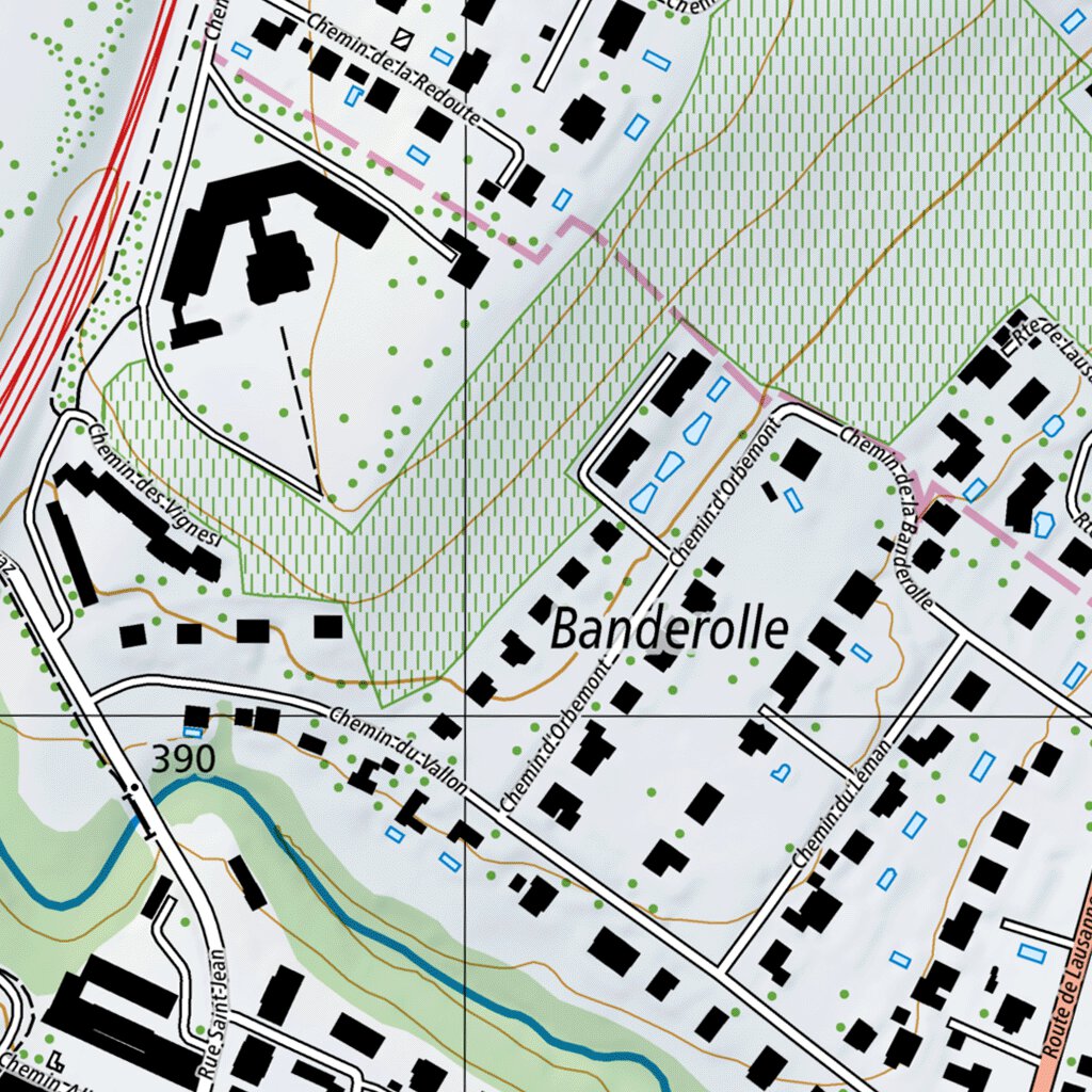 Nyon, 1:10,000 Map by SwissTopo | Avenza Maps