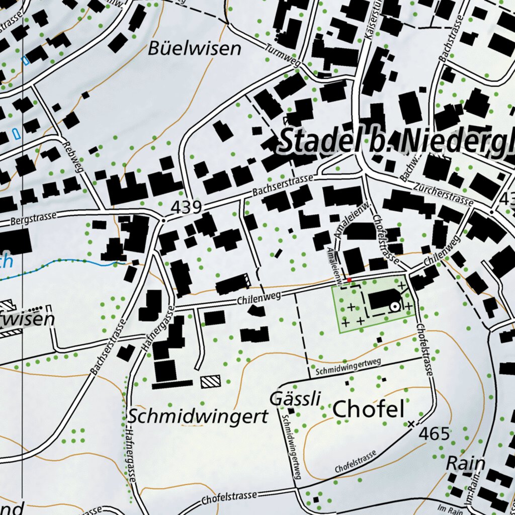 Steinmaur, 1:10,000 Map by SwissTopo | Avenza Maps