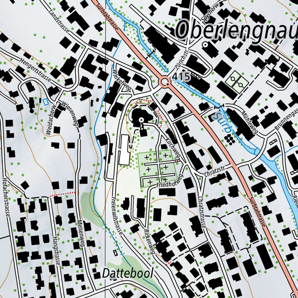 Lengnau, 1:10,000 Map by SwissTopo | Avenza Maps
