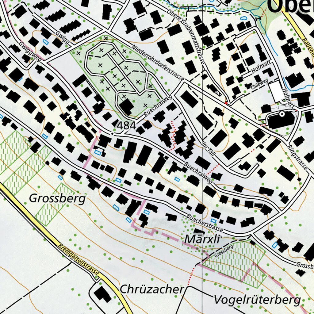 Spreitenbach, 1:10,000 Map by SwissTopo | Avenza Maps