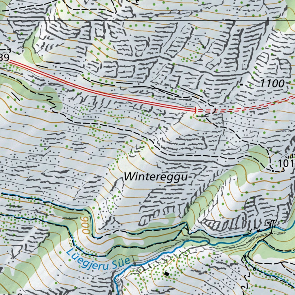 Gampel, 1:10,000 Map by SwissTopo | Avenza Maps