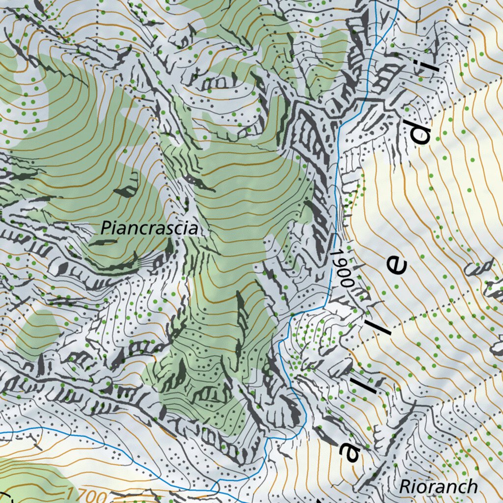Rossa 1, 1:10,000 Map by SwissTopo | Avenza Maps