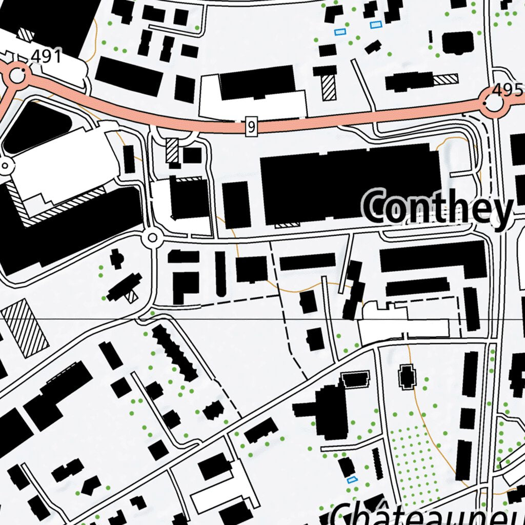 Ardon, 1:10,000 Map by SwissTopo | Avenza Maps