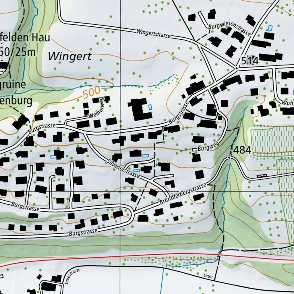 Weinfelden, 1:10,000 Map by SwissTopo | Avenza Maps