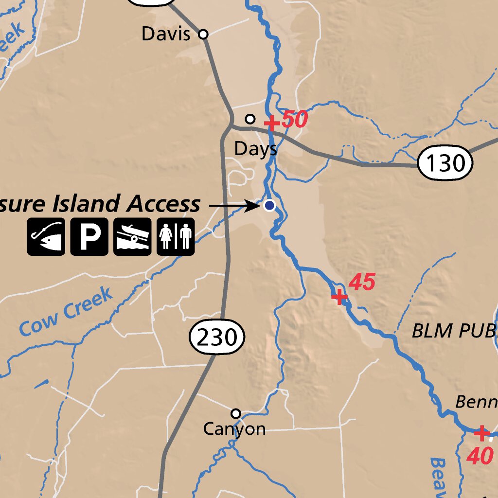 Upper North Platte River - Fish Wyoming Map by Map the Xperience ...