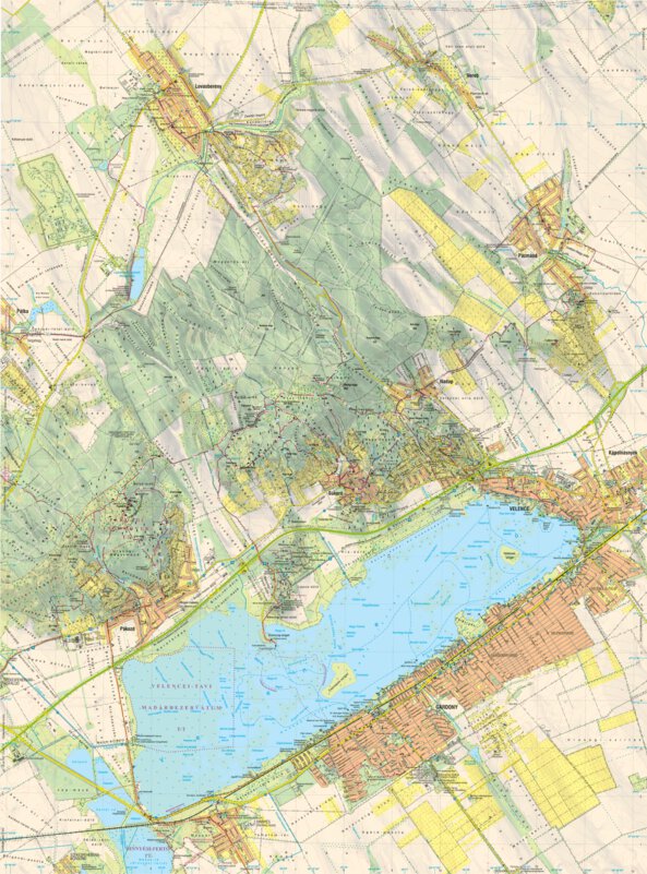 VELENCEI-hegység, Velencei tó turistarékép / tourist Map by ...