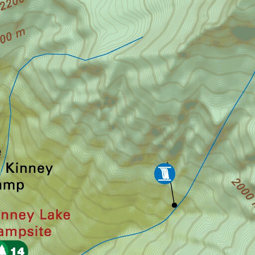 Berg Lake Topo Map – Mount Robson Provincial Park by Backroad Mapbooks ...