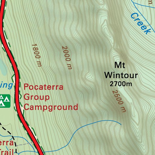 Kananaskis Lakes Topo Map – Peter Lougheed Provincial Park by Backroad ...
