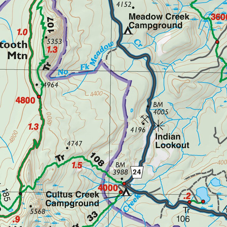365S: Indian Heaven, WA Map by Green Trails Maps, Inc. | Avenza Maps