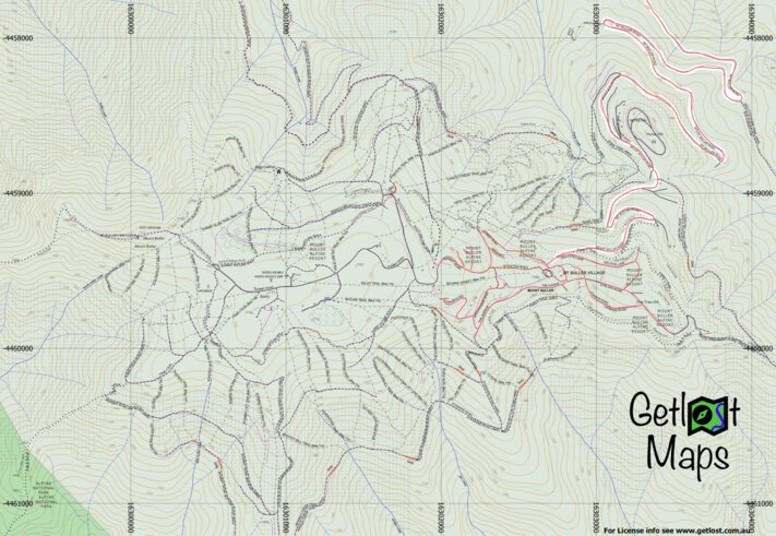 Getlost Map Mount Buller (Special) Topographic Map V15 by Getlost Maps ...
