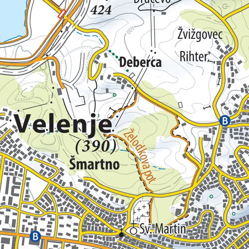 Velenje 1:30.000 PZS Map by Planinska zveza Slovenije | Avenza Maps