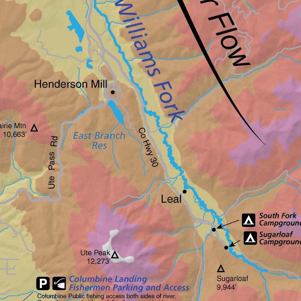 Blue River - Fish Colorado Map by Map the Xperience | Avenza Maps