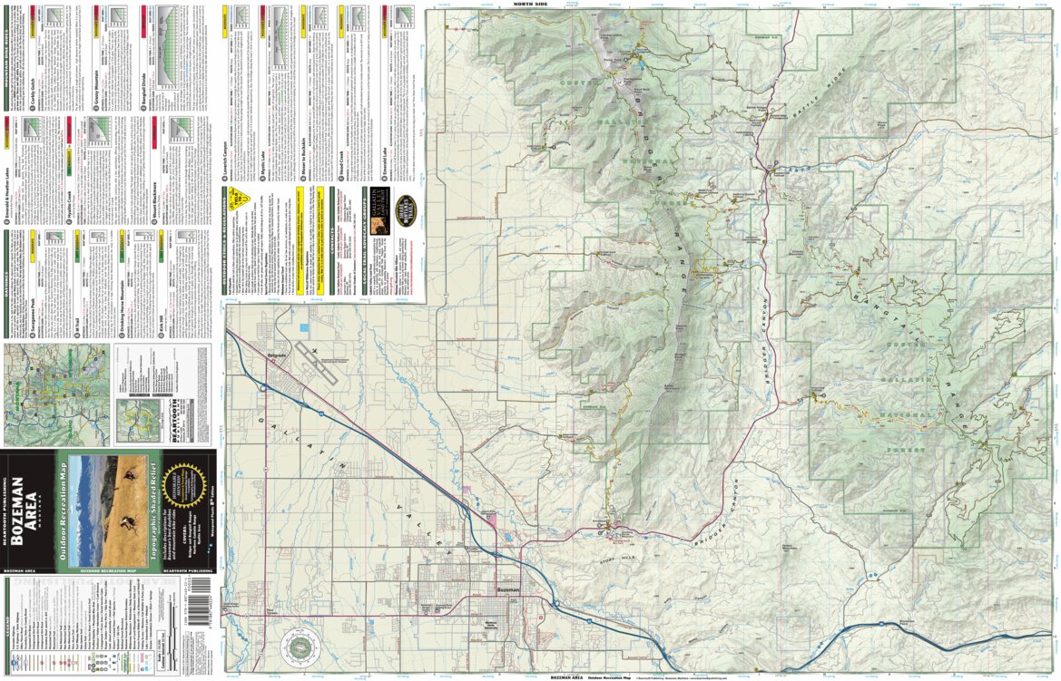 Bozeman Area 2021 Map by Beartooth Publishing | Avenza Maps