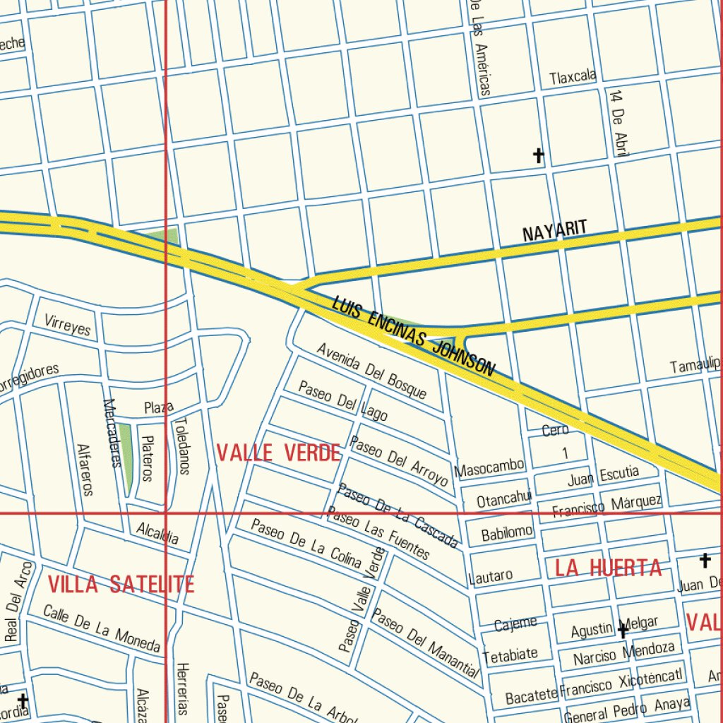 Hermosillo / zona urbana / Calles Map by Guia Roji | Avenza Maps