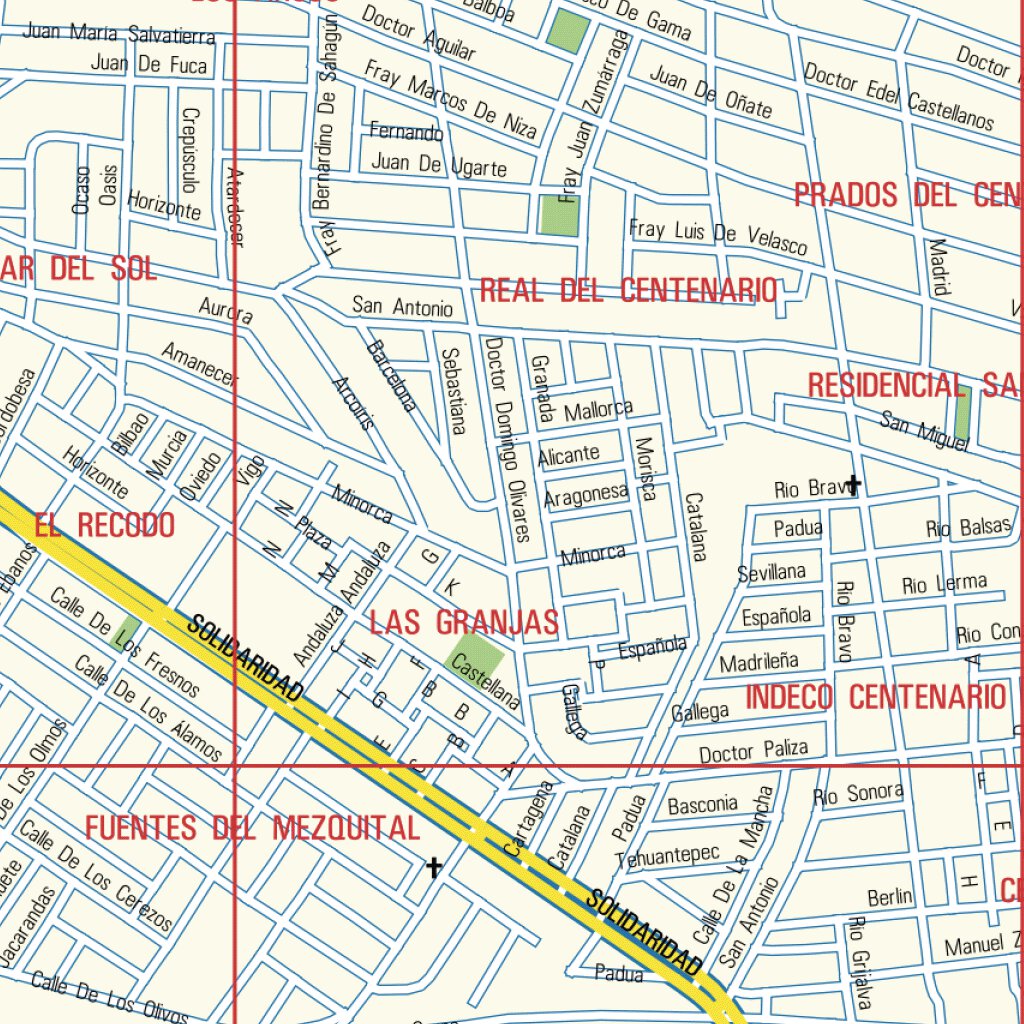 Hermosillo / zona urbana / Calles Map by Guia Roji | Avenza Maps