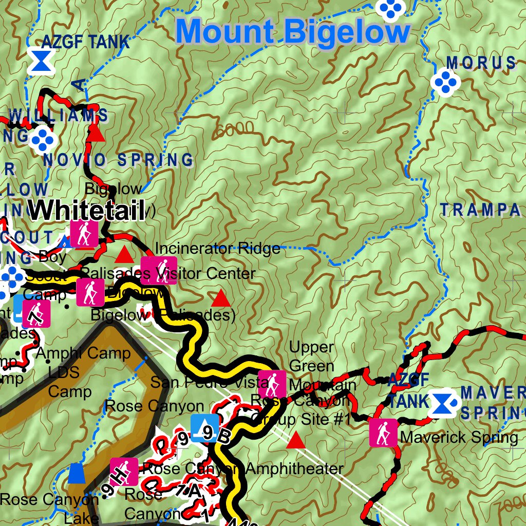 Arizona HuntMap GMU 33 Map by HuntMap, LLC | Avenza Maps