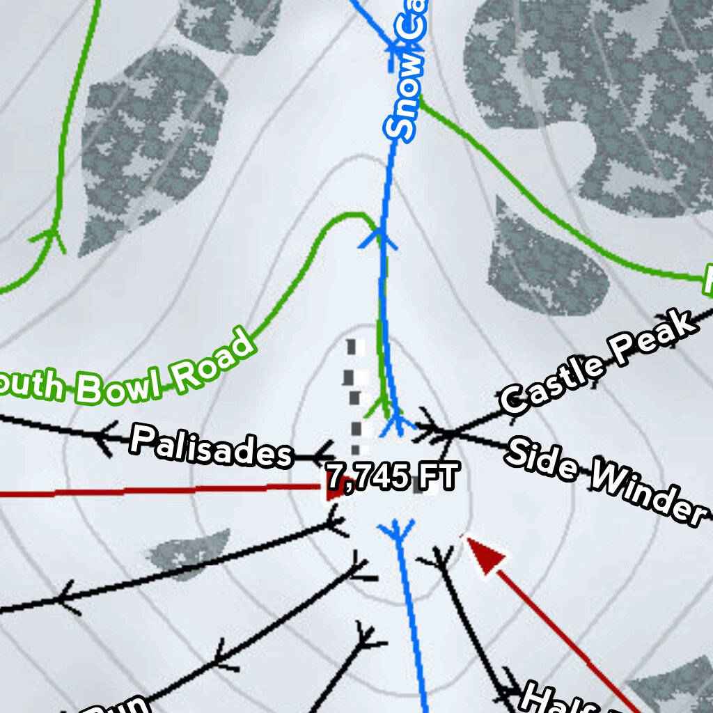 Donner Ski Ranch Resort Map by Mapsynergy | Avenza Maps