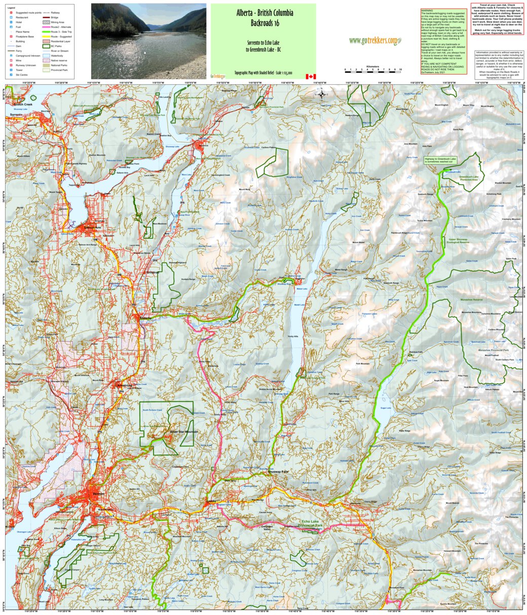 Rural Road Maps by GoTrekkers - Map 16 2021 by GoTrekkers Ltd | Avenza Maps
