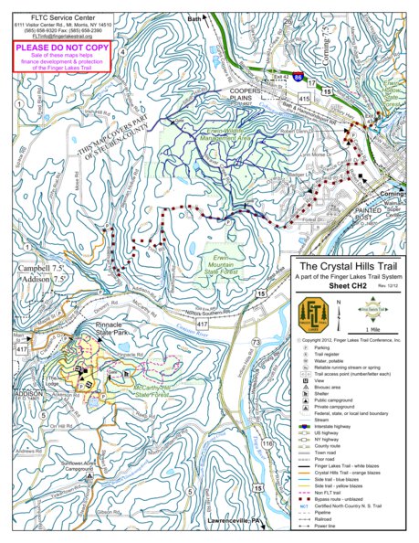 CH2 - Corning Map by Finger Lakes Trail Conference | Avenza Maps