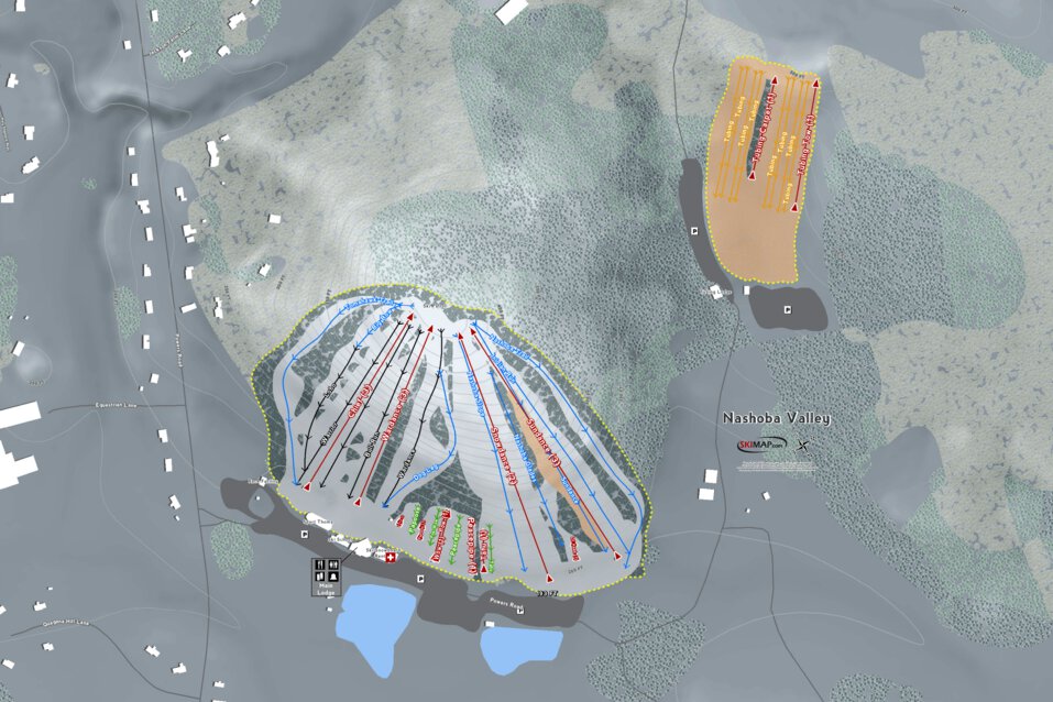 Nashoba Valley Resort Map by Mapsynergy | Avenza Maps