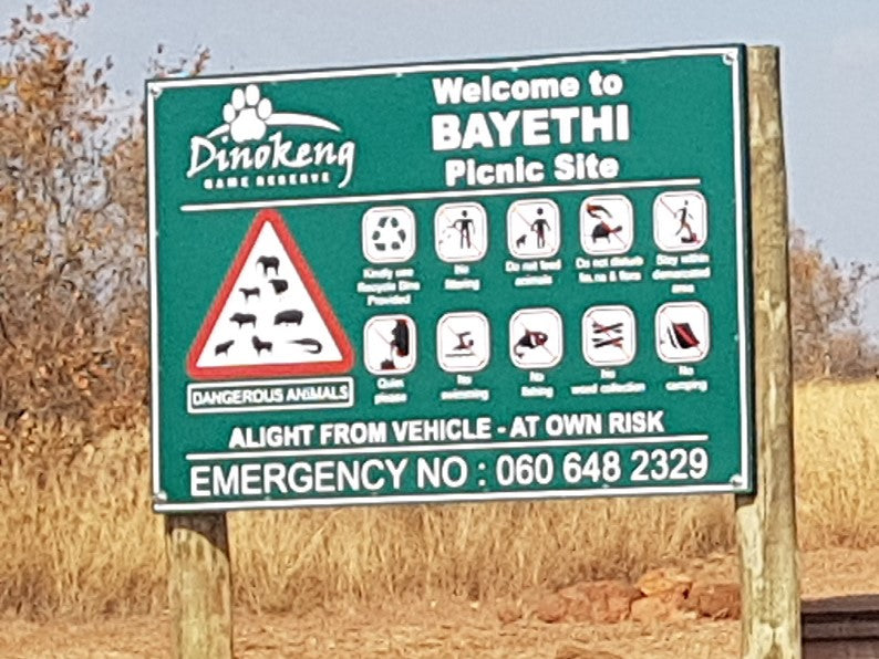 Dinokeng Big 5 Reserve - Four Hour Game Drive Map by Single Batch ...