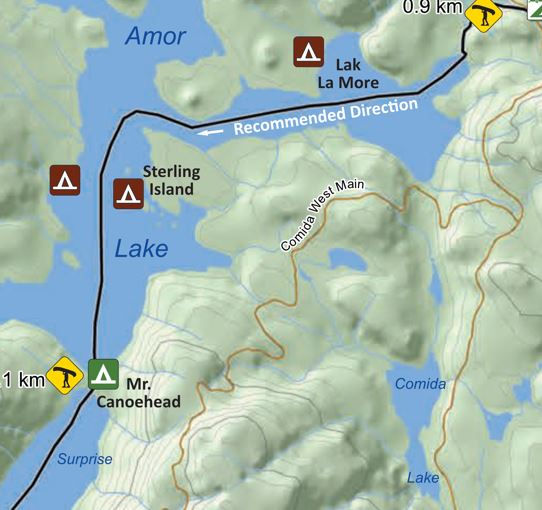 Sayward Canoe Route Map by Hike Aware | Avenza Maps