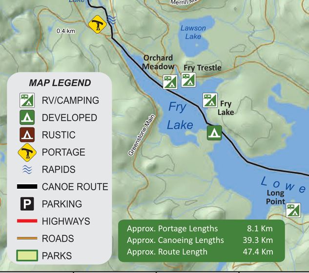 Sayward Canoe Route Map by Hike Aware | Avenza Maps