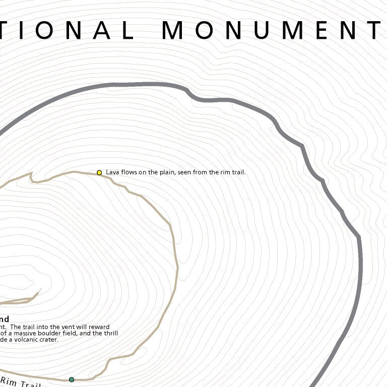 Capulin Volcano National Monument - New Mexico Map by Map the Xperience ...