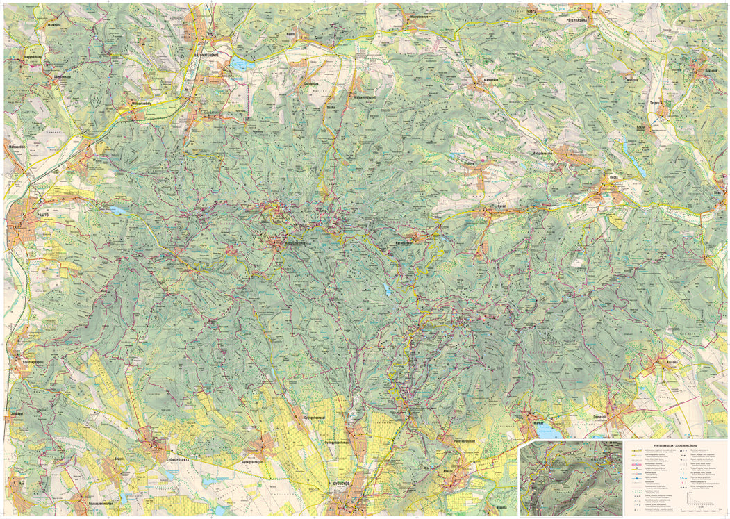 MÁTRA turistatérkép / tourist Map by Cartographia Kft. | Avenza Maps