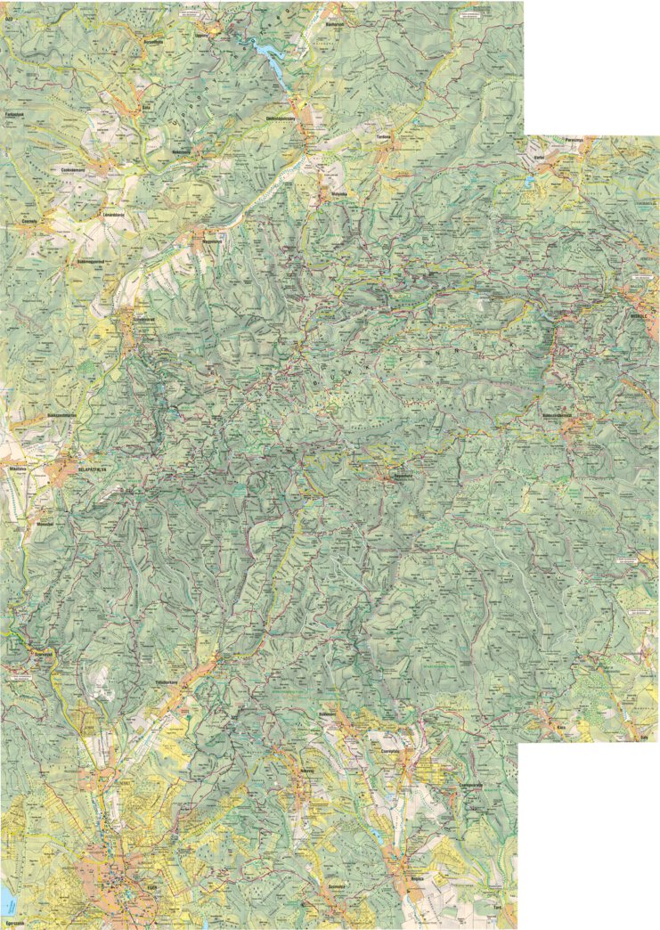 BUKK tourist Map by Cartographia Kft. | Avenza Maps