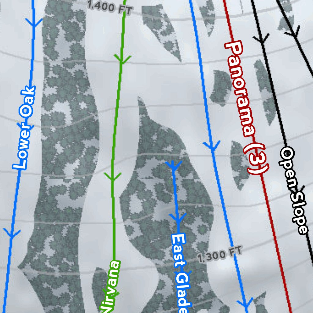 Pine Mountain Resort Map by Mapsynergy | Avenza Maps