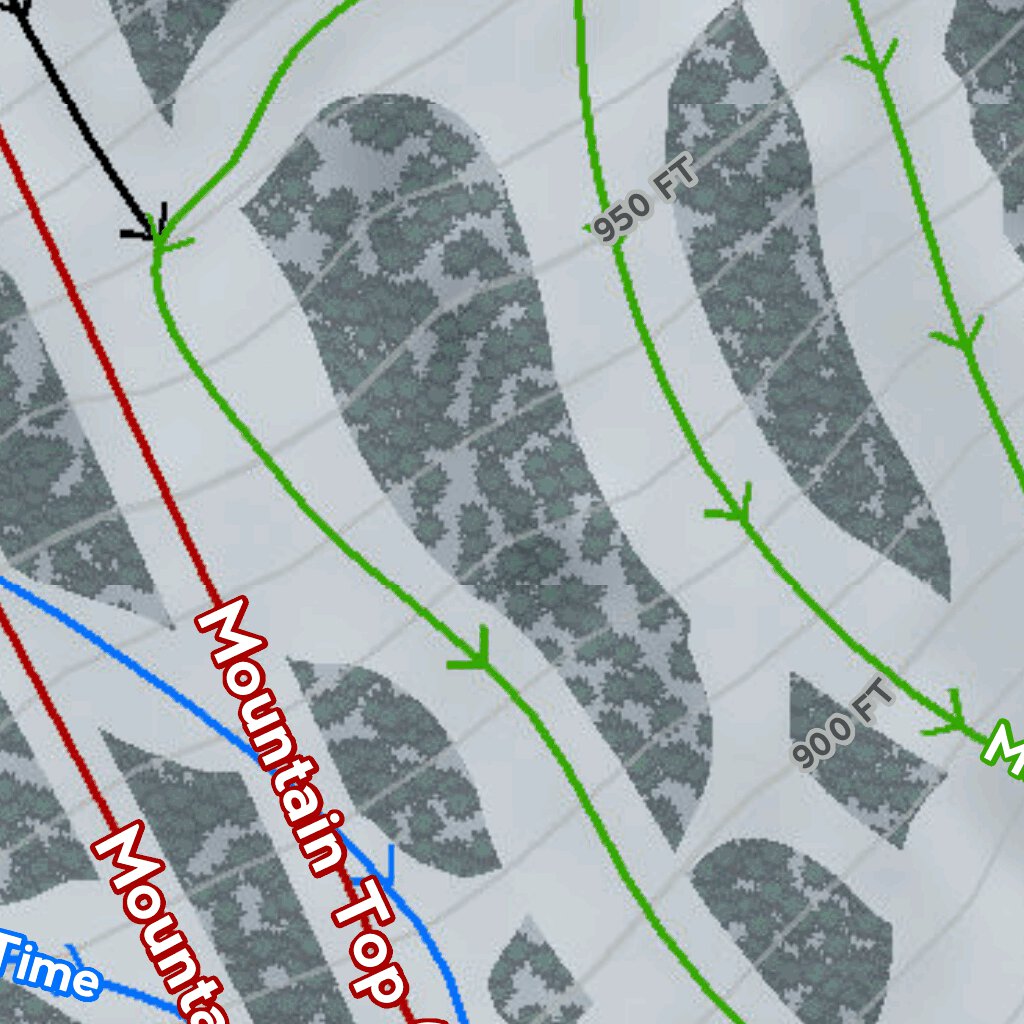 Sundown Mountain Resort Map by Mapsynergy | Avenza Maps