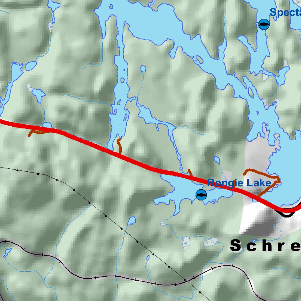 Terrace Bay Schreiber Adventure Map by GH Services | Avenza Maps