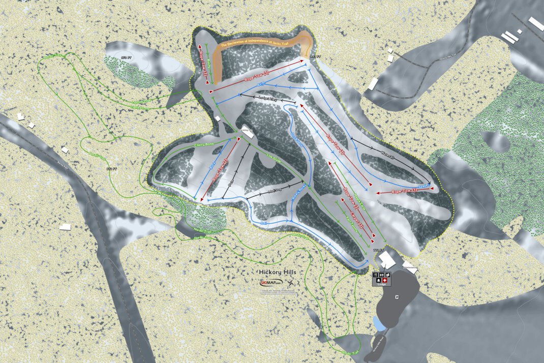 Hickory Hills Resort Map by Mapsynergy | Avenza Maps