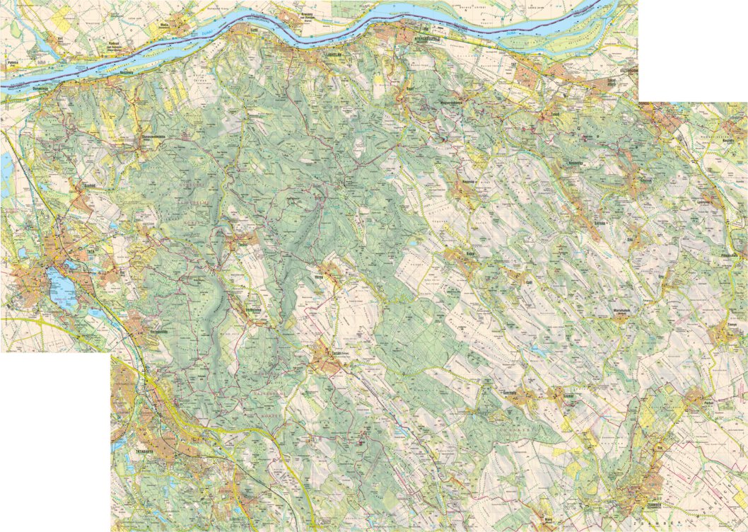 GERECSE turistatérkép / tourist Map by Cartographia Kft. | Avenza Maps