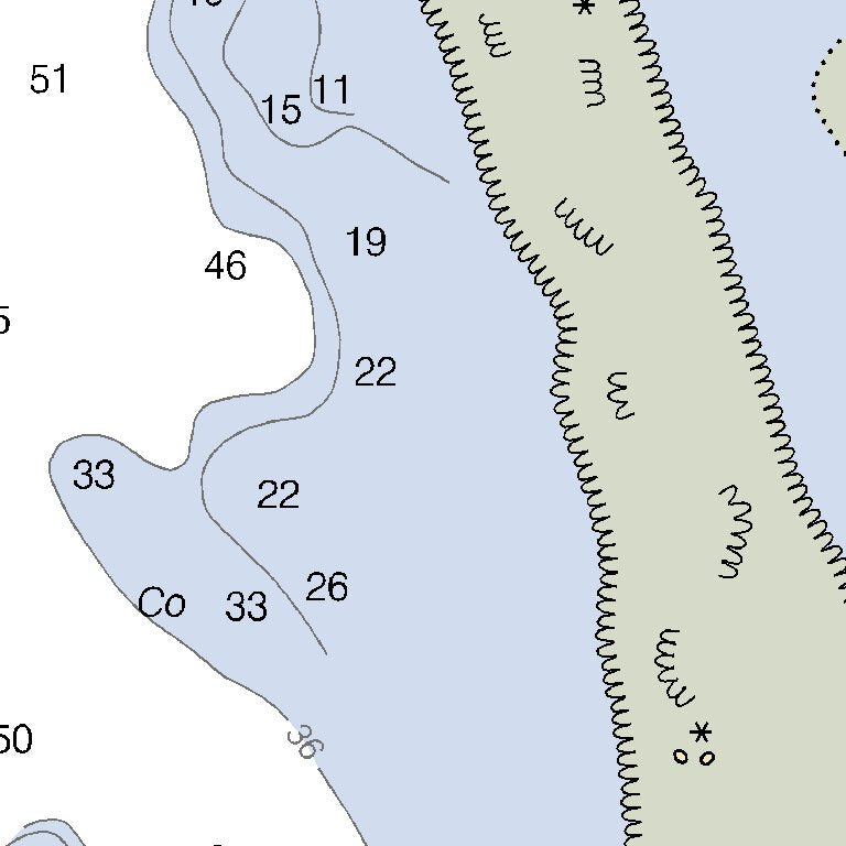 West Coast Of Laysan Island Map by National Oceanographic & Atmospheric ...