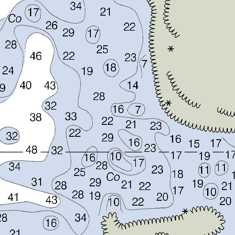 West Coast Of Laysan Island Map by National Oceanographic & Atmospheric ...