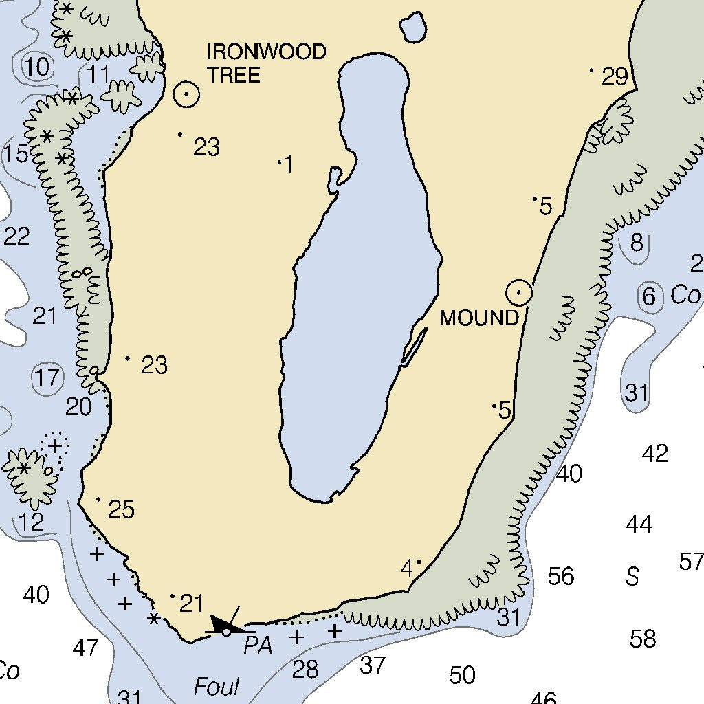 Laysan Island Map by National Oceanographic & Atmospheric ...