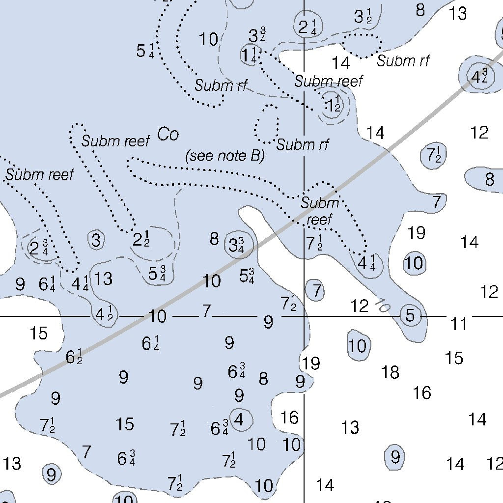 Maro Reef Map by National Oceanographic & Atmospheric Administration ...
