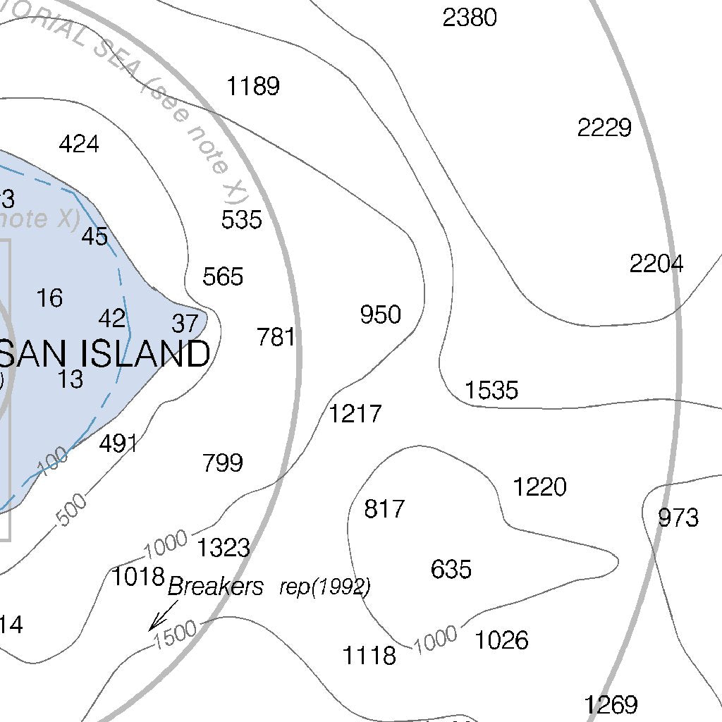 French Frigate Shoals To Laysan I Map by National Oceanographic ...