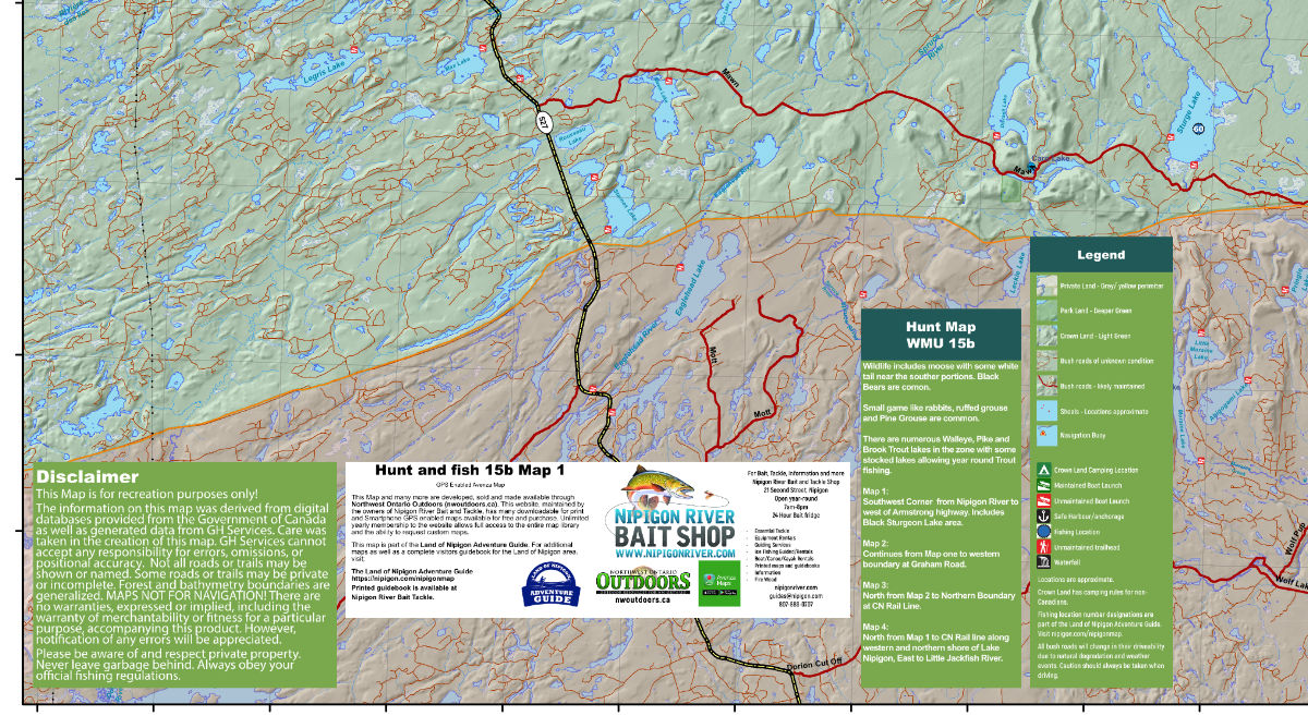 Hunt Fish WMU 15b Map 1 of 4 by GH Services | Avenza Maps