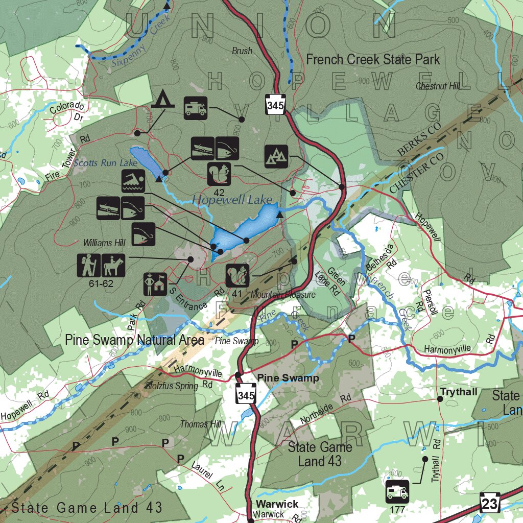 Eastern PA All-Outdoors Atlas & Field Guide pg. 138-139 Map by ...