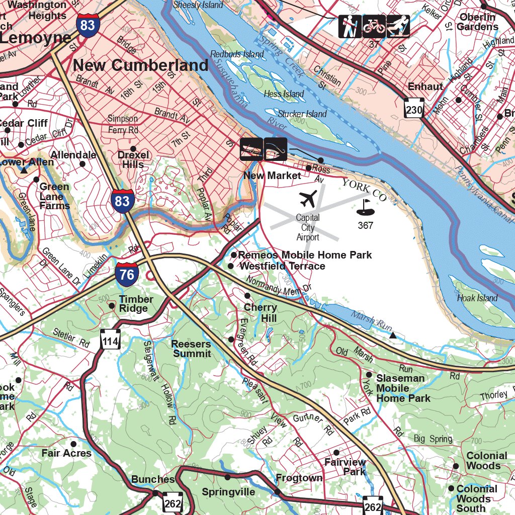 Eastern PA All-Outdoors Atlas & Field Guide pg. 134-135 Map by ...