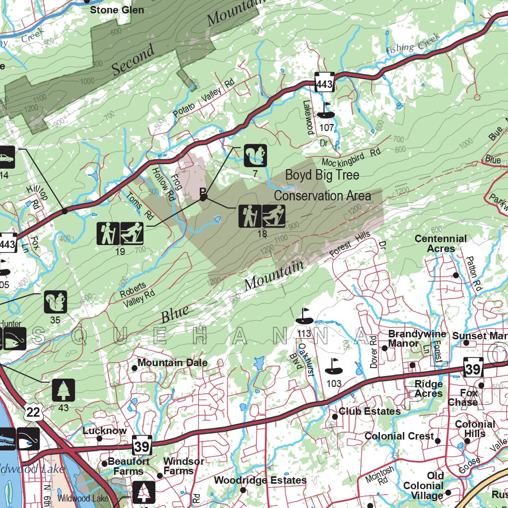 Eastern PA All-Outdoors Atlas & Field Guide pg. 122-123 Map by ...